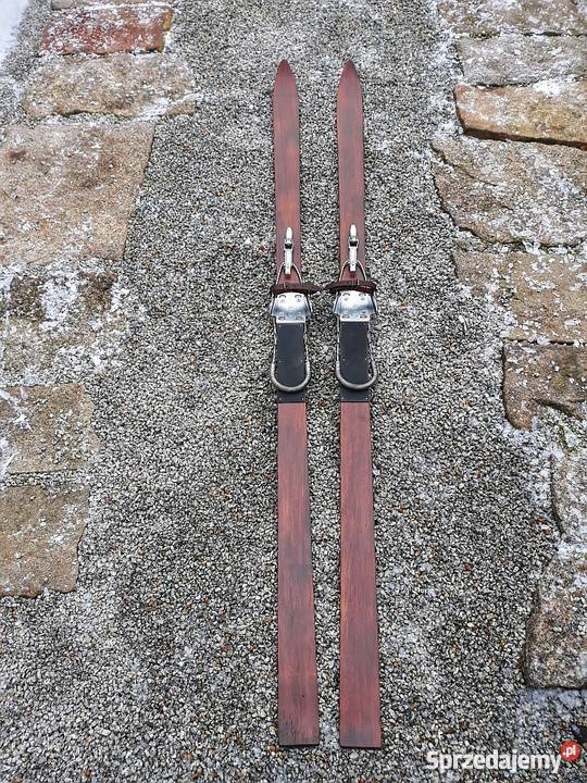 Stare drewniane narty Trusetal Szklarska Poręba - Sprzedajemy.pl