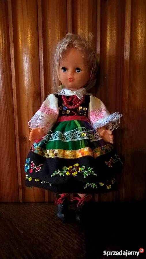 Lalka ludowa - łowicki strój regionalny - Hand Made Kluczbork ...