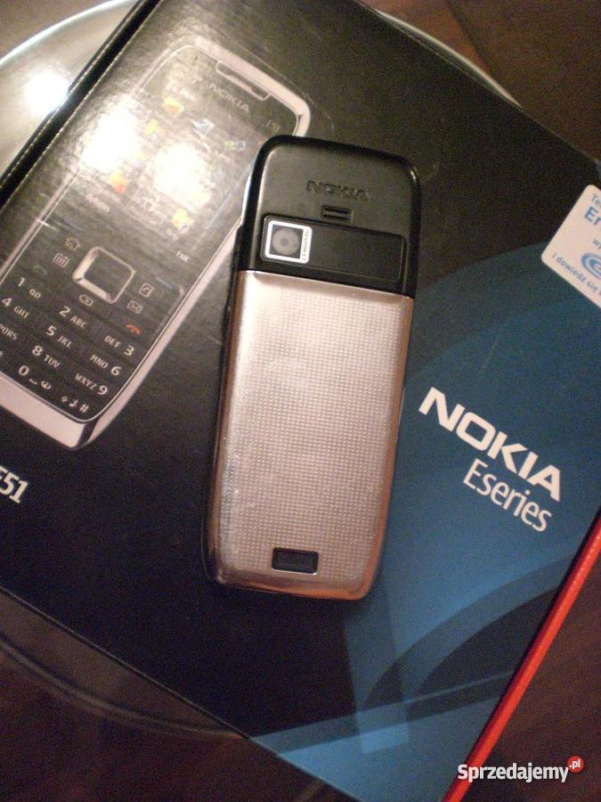 Nokia e51 extra komplet ; jak nowy ; bez simlocka ; rumia ; okazja !! - Sprzedajemy.pl