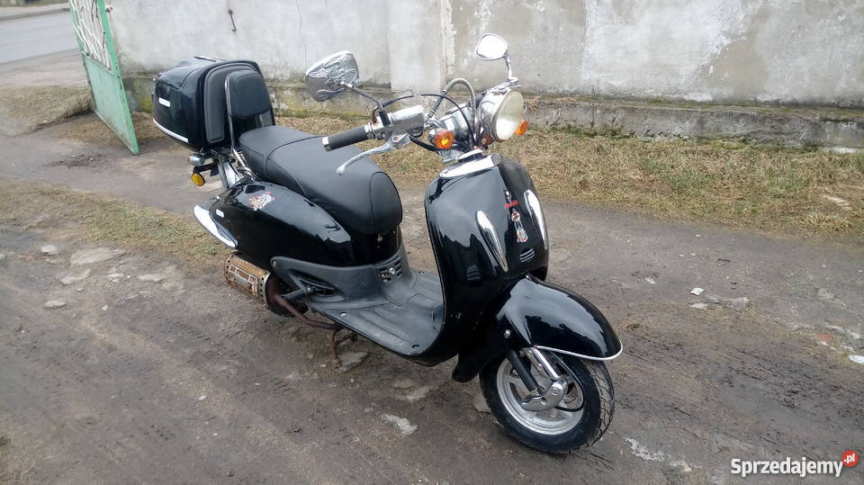 Skuter RETRO 50ccm , przebieg 4600 ,sprowadzony Brodnica - Sprzedajemy.pl