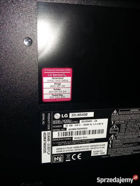 Telewizor LG 32LN5400 Piekary Śląskie - Sprzedajemy.pl