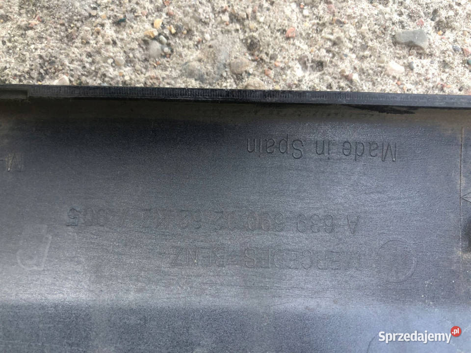 LISTWA DRZWI PRAWY PRZÓD MERCEDES W414 4146981185 Murzynowo ...