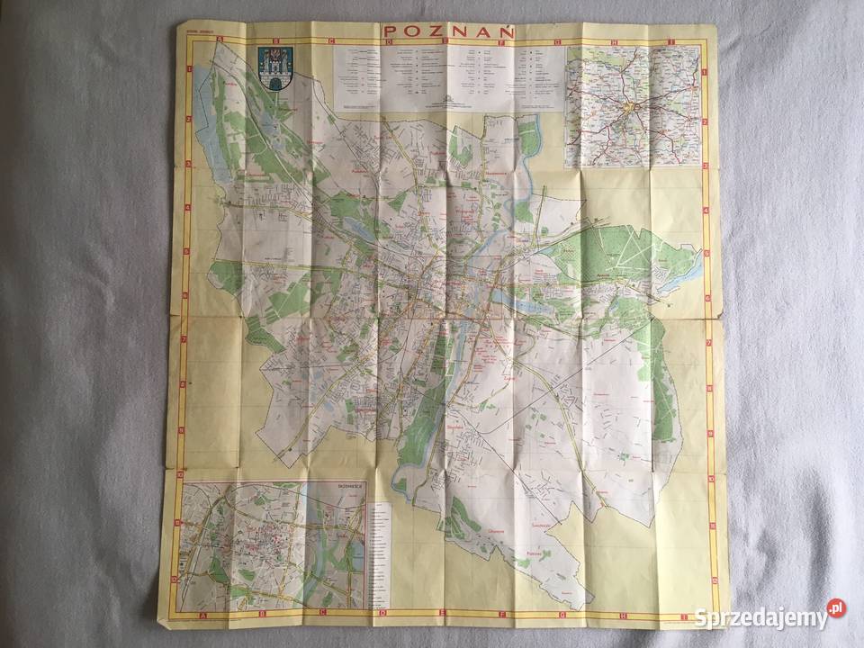 PRL stara mapa Poznań Kołobrzeg - Sprzedajemy.pl
