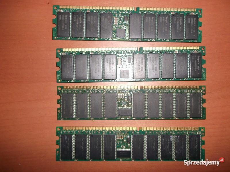 Pamięć DDR /3 Gb (2x1Gb,2X512mb) ECC - Sprzedajemy.pl