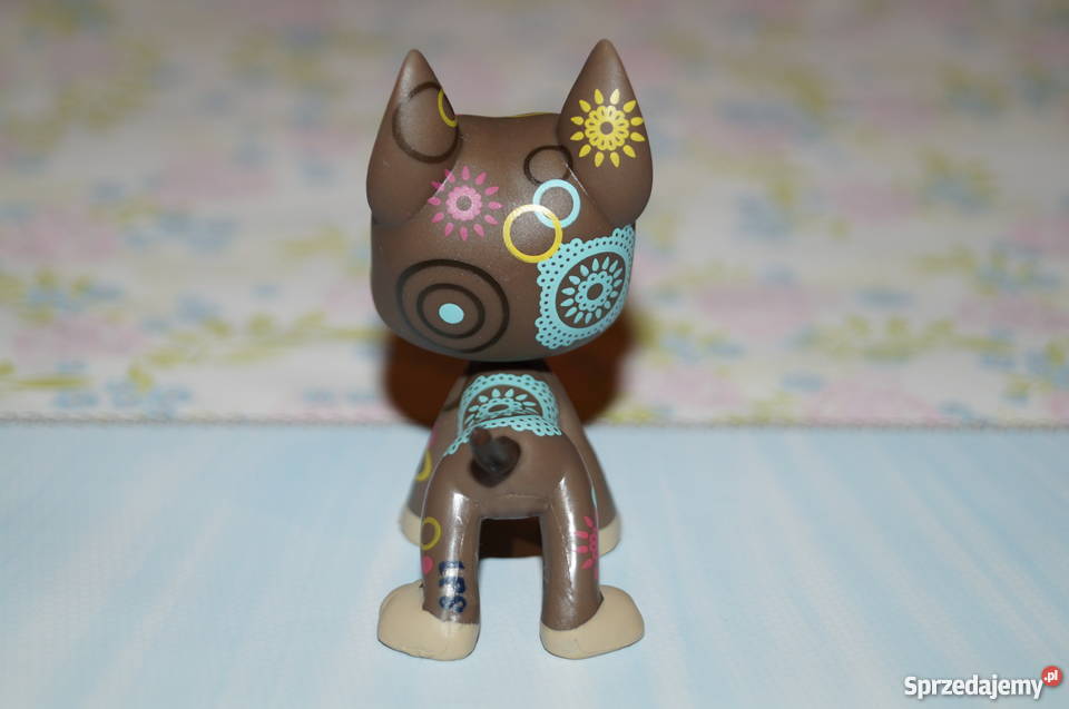 LPS DOG niemiecki #1439 Littlest Pet Shop pies pocztówkowy Rybnik ...