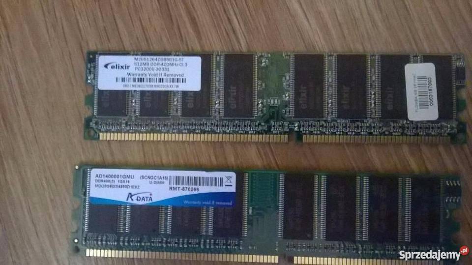 Pamięć RAM 1 X 1 GB + 1 X 512 MB DDR1 do PC Jasło - Sprzedajemy.pl Pamięć RAM 1 X 1 GB + 1 X 512 MB DDR1 do PC Jasło - Sprzedajemy.pl