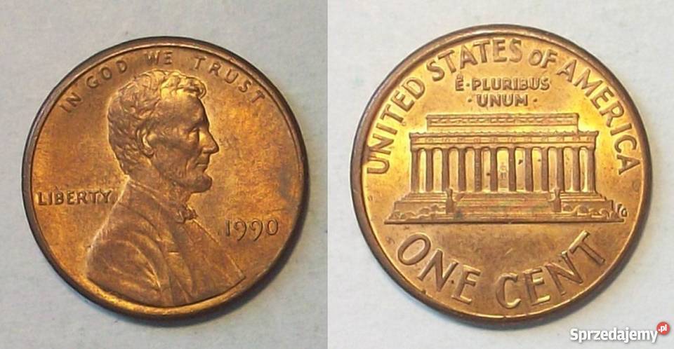 USA 1 Cent Rok 1990 Bez Znaku Menniczego Le nica Wielka Sprzedajemy pl usa-1-cent-rok-1990-bez-znaku-menniczego-le-nica-wielka-sprzedajemy-pl