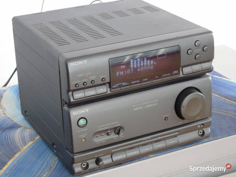 Amplituner z korektorem gr. Sony MHC-2800 ładny i mocny. WYSYŁKA. Jasło ...