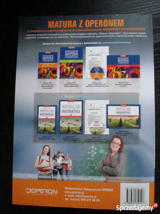 MATURA - testy z matematyki Operon Jelenia Góra - Sprzedajemy.pl