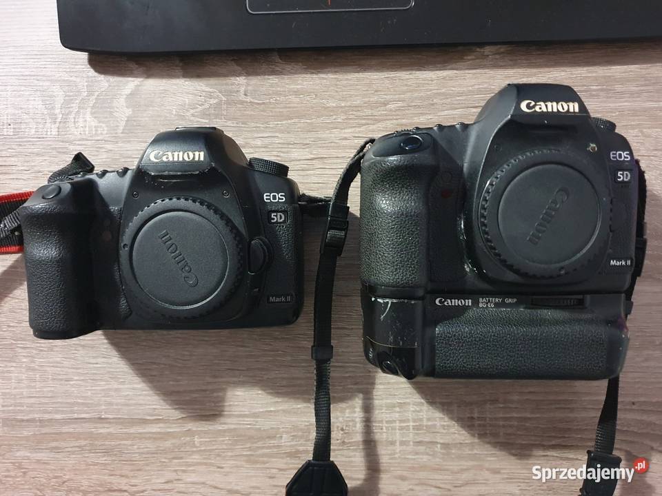 Dwie sztuki Canon 5d mark II z Grip i akcesoriami Łuków - Sprzedajemy.pl