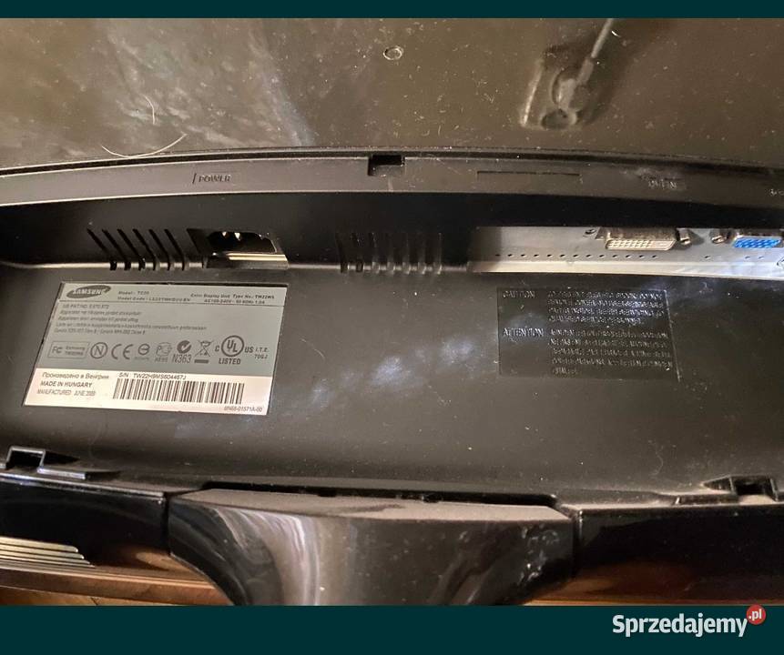 Monitor Samsung 22 cale Warszawa - Sprzedajemy.pl