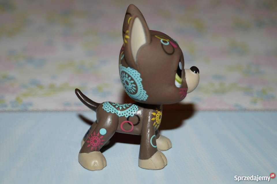 LPS DOG niemiecki #1439 Littlest Pet Shop pies pocztówkowy Rybnik ...