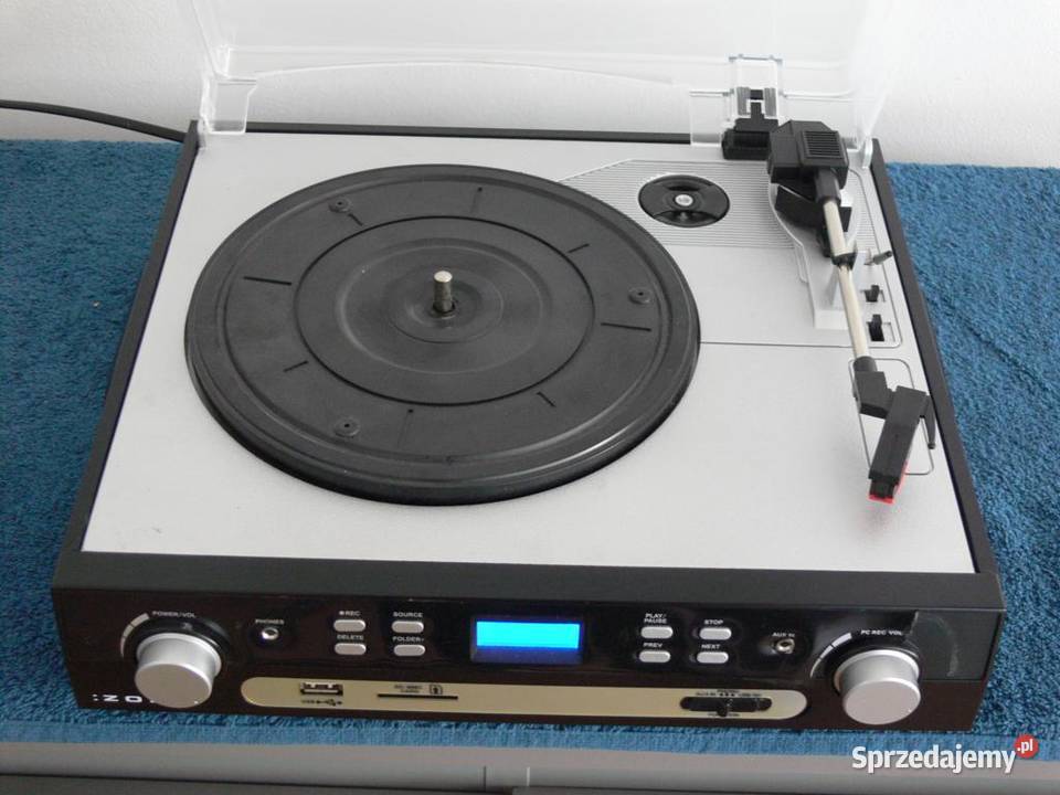 Gramofon USB mp-3 wzm. głośniki. WYSYŁKA Katowice - Sprzedajemy.pl