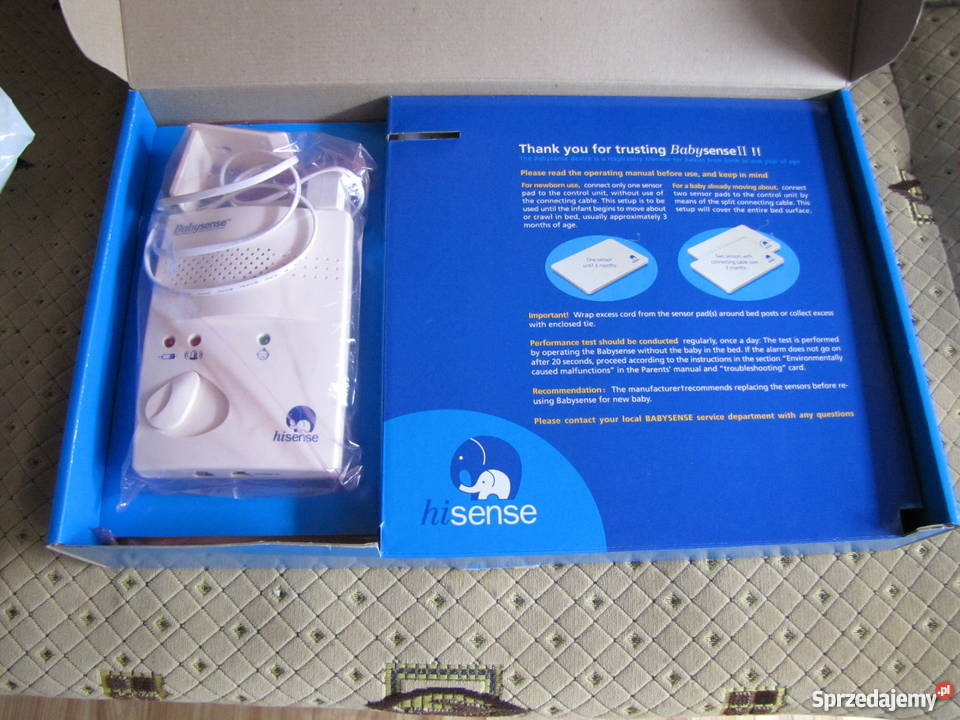MONITOR ODDECHU BABYSENSE II FIRMY HISENSE LTD Warszawa - Sprzedajemy.pl