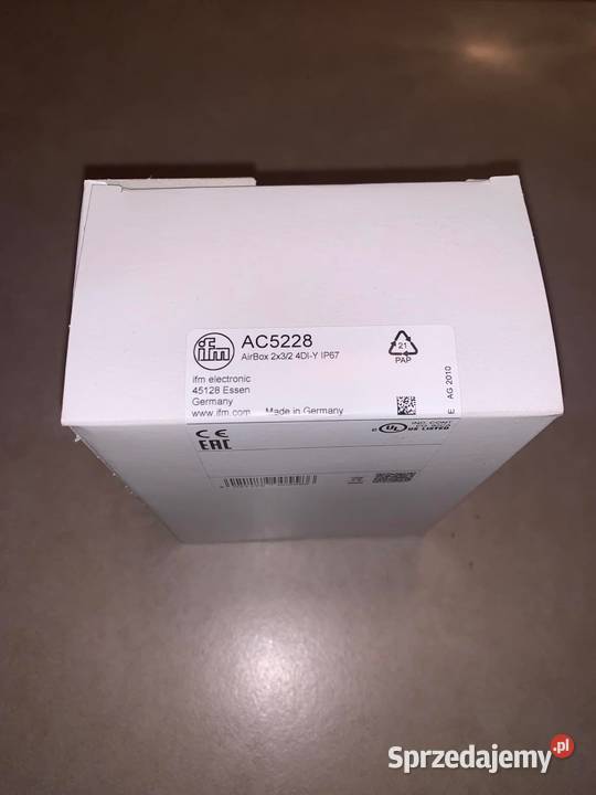 IFM AC5228 (AirBox 2x3/2 4DI-Y IP67) Warszawa - Sprzedajemy.pl
