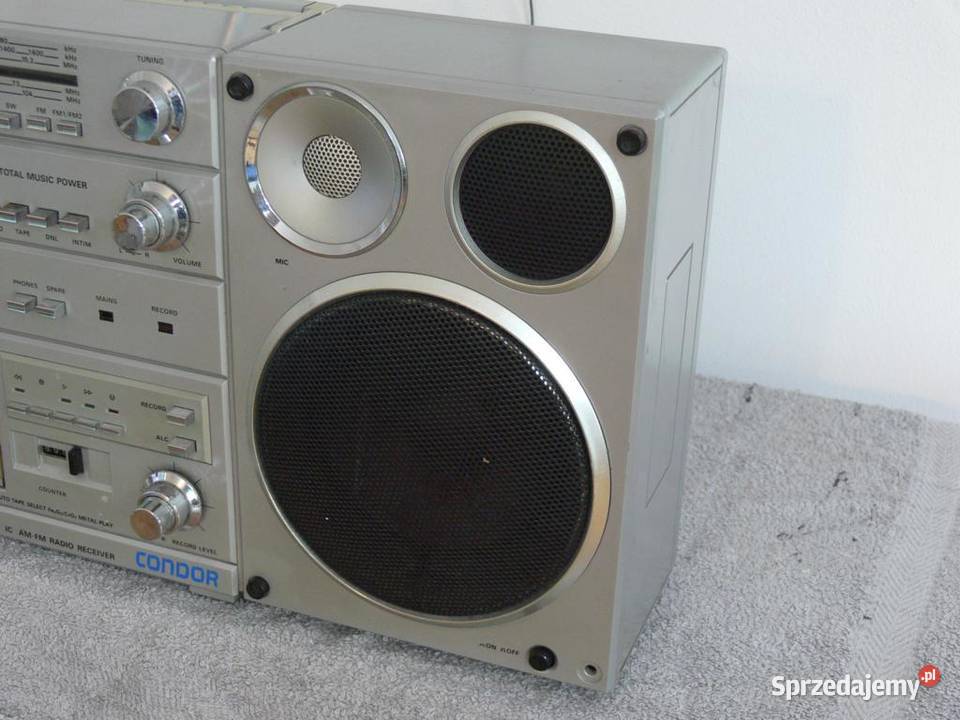 Radio Magnetofon Condor. Unitra. WYSYŁKA. Jasło - Sprzedajemy.pl