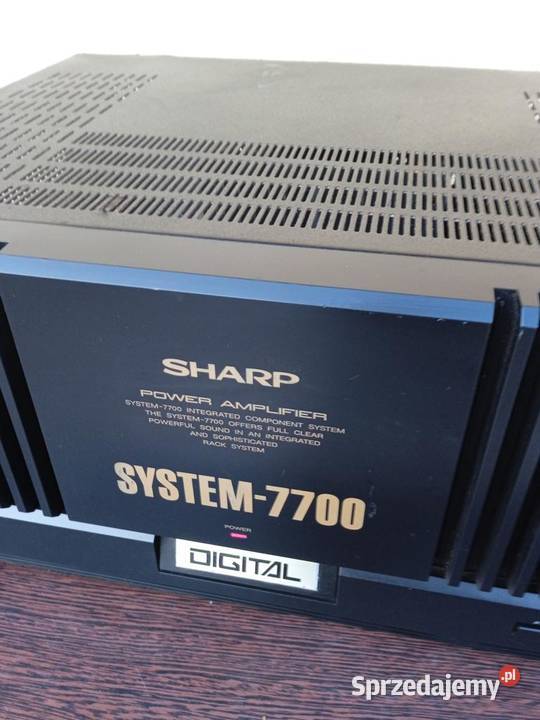 Wzmacniacz Sharp SM-7700 mocny 550 wat. WYSYŁKA. Jasło - Sprzedajemy.pl