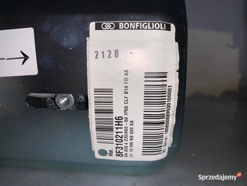 Silnik Bonfiglioli Bn 80 B4 Fd 0 75kw 1400rpm Warszawa Sprzedajemy Pl