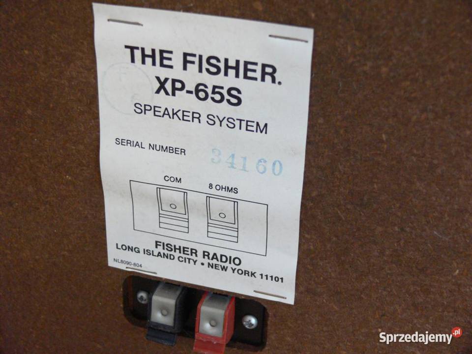 Świetne monitory Fisher XP-65S piękne Vintage. WYSYŁKA. Jasło ...
