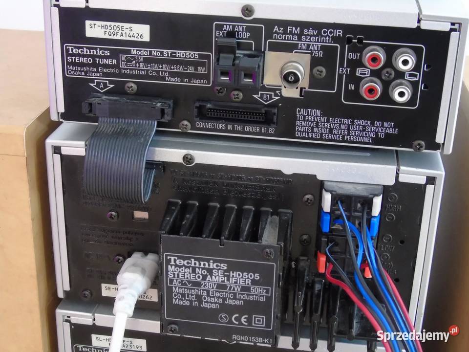 Wieża Technics SE-HD505 pilot kolumny. DOSTAWA. Jasło - Sprzedajemy.pl