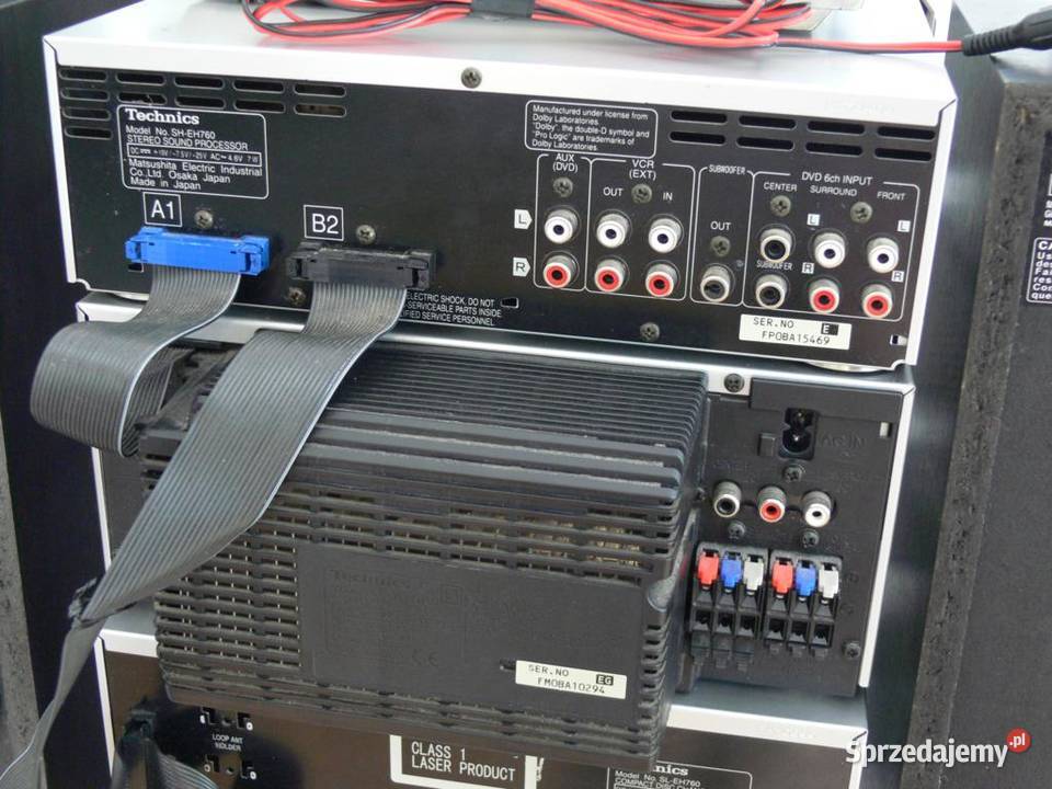 Wieża Technics SA-EH760 pilot kolumny. DOSTAWA. Jasło - Sprzedajemy.pl