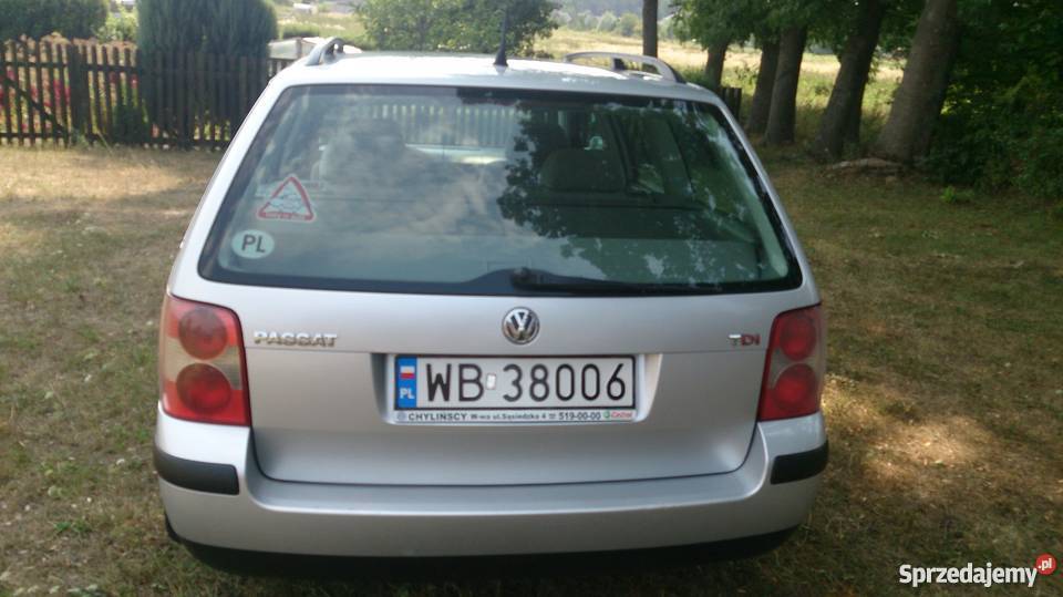 Volkswagen Passat 1,9 TDI -131 km 2003 Warszawa - Sprzedajemy.pl