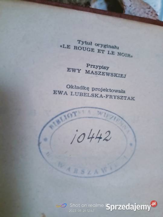 Czerwone i czarne Stendhal książki antykwariat internetowy Warszawa ... Czerwone i czarne Stendhal książki antykwariat internetowy Warszawa ...