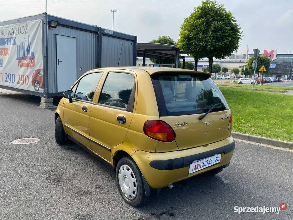 Daewoo Matiz 0.8 Benzyna!/Niski przebieg!/Ekonomiczny silnik Łódź ...