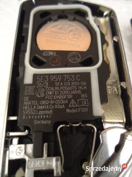 NOWY ORYG KLUCZYK SKODA OCTAVIA IV 5E3 959 753 PLUS WKŁADKA Jaworzno ...