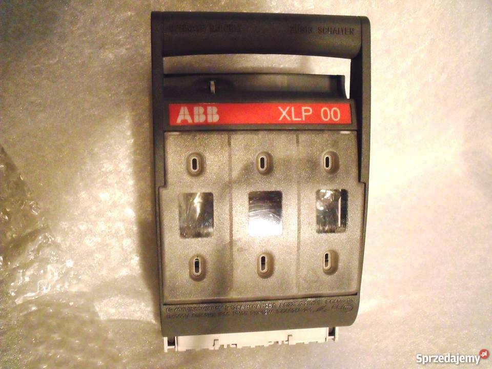 19 - Rozłącznik Bezpiecznikowy XLP-00 160A firmy ABB Elbląg - Sprzedajemy.pl