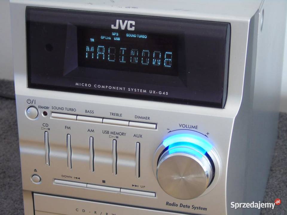 Wieża JVC USB mp-3 CD RDS AUX. WYSYŁKA. Jasło - Sprzedajemy.pl