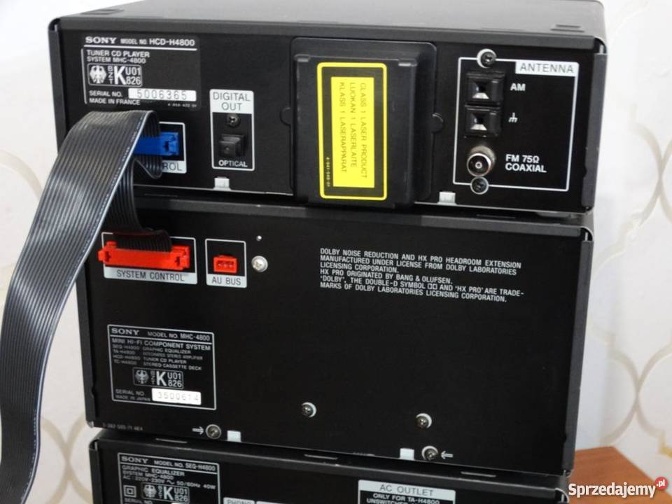 Wieża Sony MHC-4800 duży zestaw WYSYŁKA. Jasło - Sprzedajemy.pl
