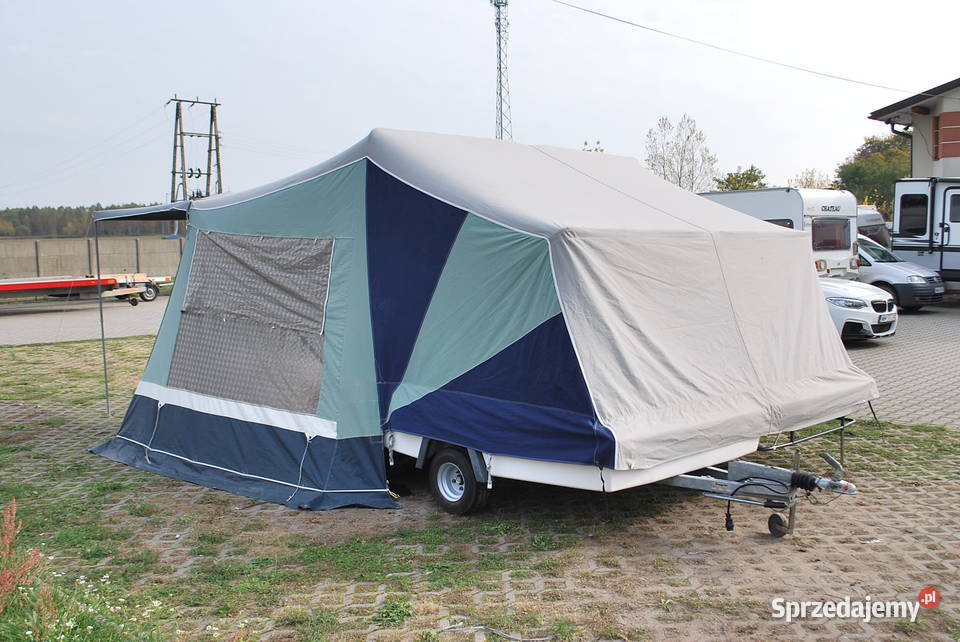 PRZYCZEPA KEMPINGOWA NAMIOTOWA CAMP-LET APOLLO 1997 R. Grzebowilk ...