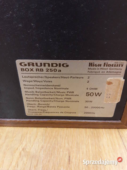 kolumny grundig box rb 250a Lubin - Sprzedajemy.pl