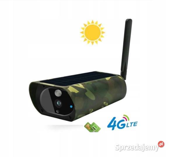 KAMERA SOLARNA GSM 4G LTE NA KARTE SIM MORO KOLOR Wrocław - Sprzedajemy.pl