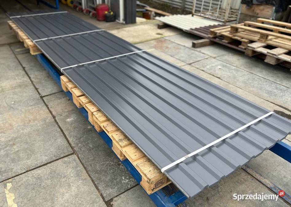 Blacha trapezowa T18 z FILCEM antykondensacyjnym- ANTRACYT -POŁYSK- Dąbie - Sprzedajemy.pl