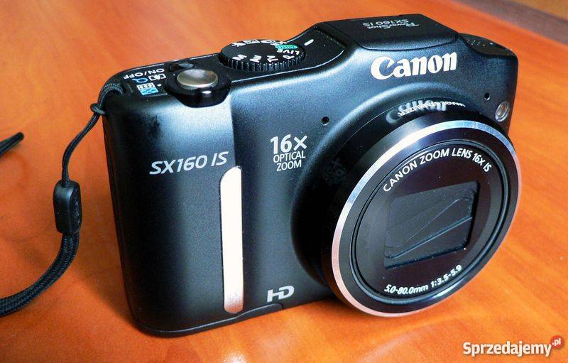 Aparat Canon sx160is - 16MP zoom x16 KOMPLET - 8GB - AKU Olsztyn ...
