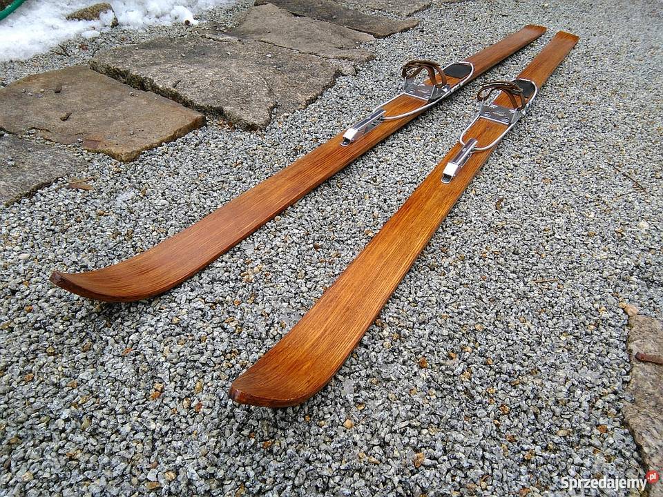 Stare drewniane narty Mesta Alpin Szklarska Poręba - Sprzedajemy.pl