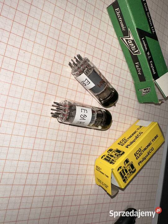 Lampa elektronowa E81H Nie Używane 2 szt. (Z377) Czechowice-Dziedzice ...