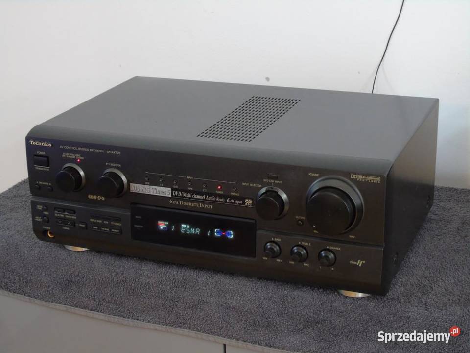 Amplituner Technics SA-AX 720 sprawny, 5X 100 wat. DOSTAWA Jasło - Sprzedajemy.pl