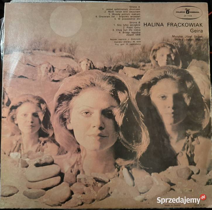 Płyty winylowe longplay Halina Frąckowiak Idę Geira Warszawa ...