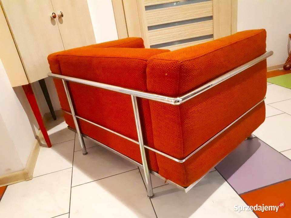 Fotel Le Corbusier LC3, LC2, Cassina, vintage, klasyk Kalisz ...