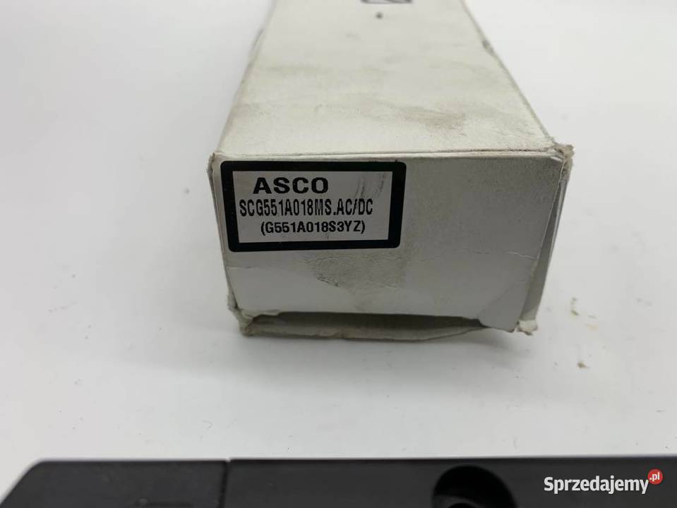 Asco SCG551A018MS Solenoid Valve Warszawa - Sprzedajemy.pl