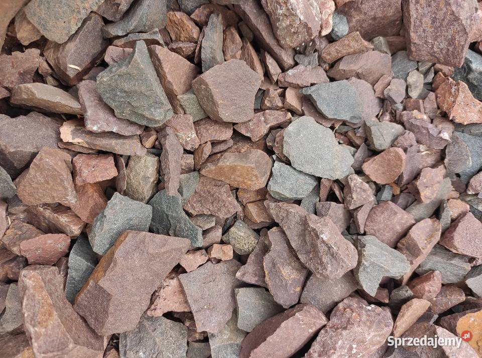 Melafir czerwony 10-30 mm kamień ogrodowy worek 24,5 kg Oświęcim ...