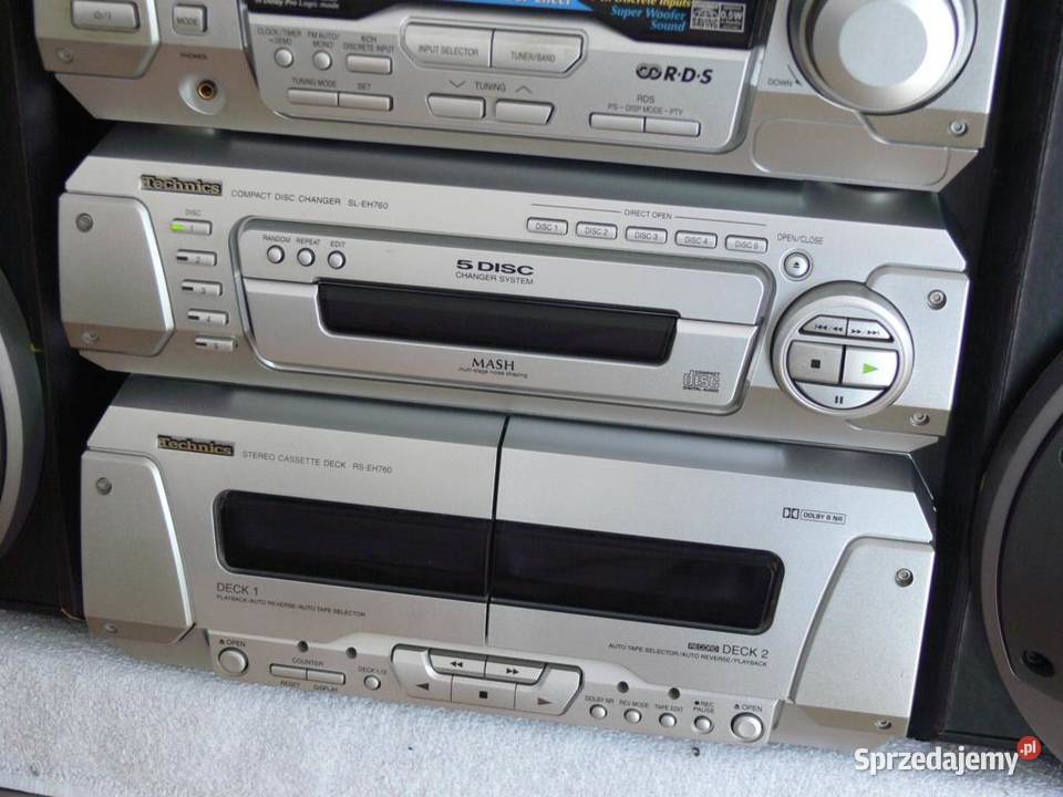 Wieża Technics SA-EH760 pilot kolumny. DOSTAWA. Jasło - Sprzedajemy.pl