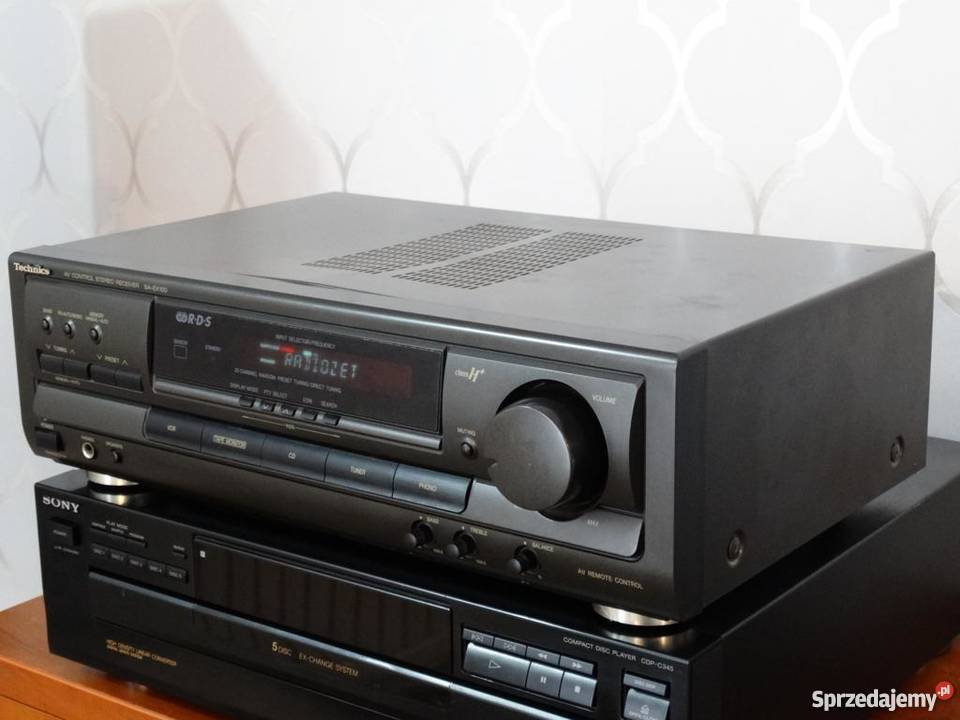 Amplituner Technics SA-EX100 bardzo mocny i sprawny.WYSYŁKA. Jasło - Sprzedajemy.pl