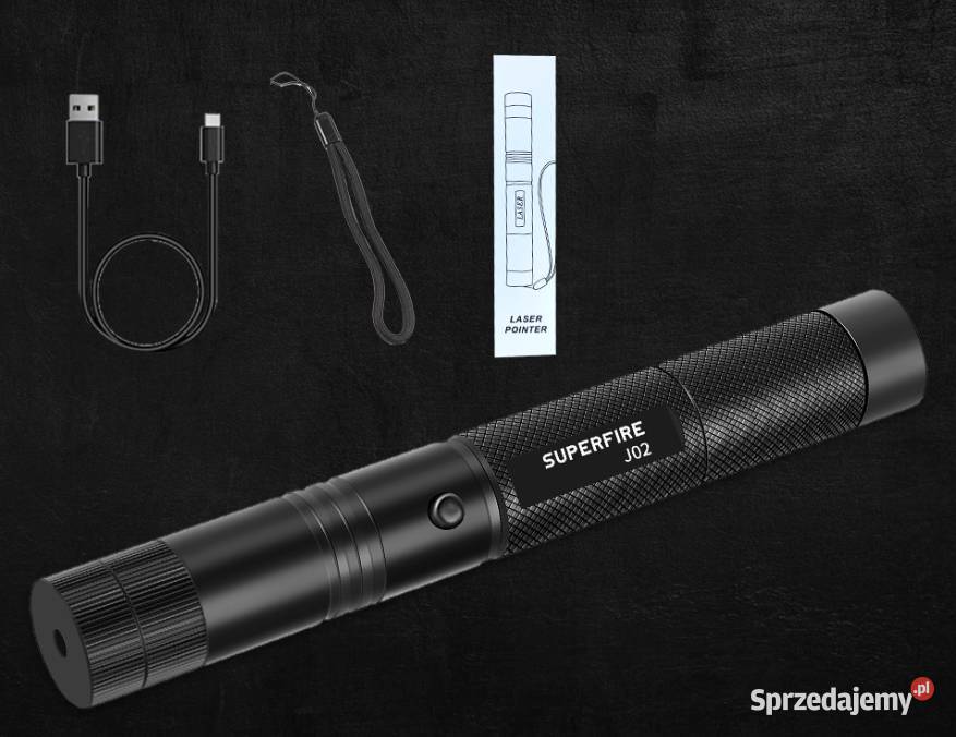 Profesjonalny Zielony Laser Ładowany USB Mega Moc Janikowo - Sprzedajemy.pl