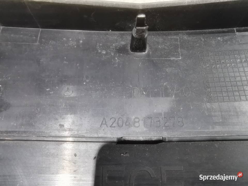 Podkładka pod tablice rejestracyjną Mercedes-Benz W204 C204 A2048173278 ...