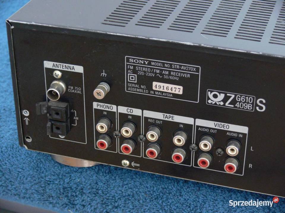 Amplituner Sony STR-AV270 mocny i sprawny WYSYŁKA. Jasło - Sprzedajemy.pl