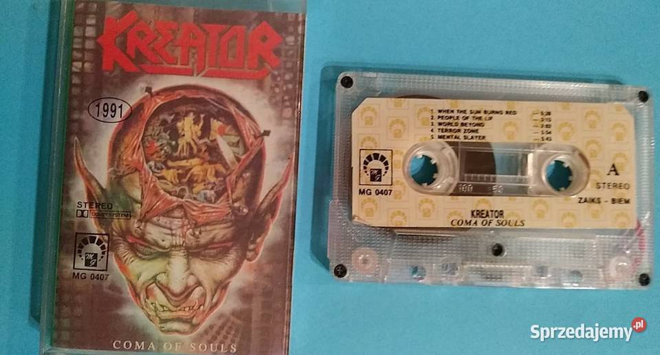 Kreator – Coma of Souls , 1990 KASETA MAGNETOFONOWA - MG Kraków ... Kreator – Coma of Souls , 1990 KASETA MAGNETOFONOWA - MG Kraków ...